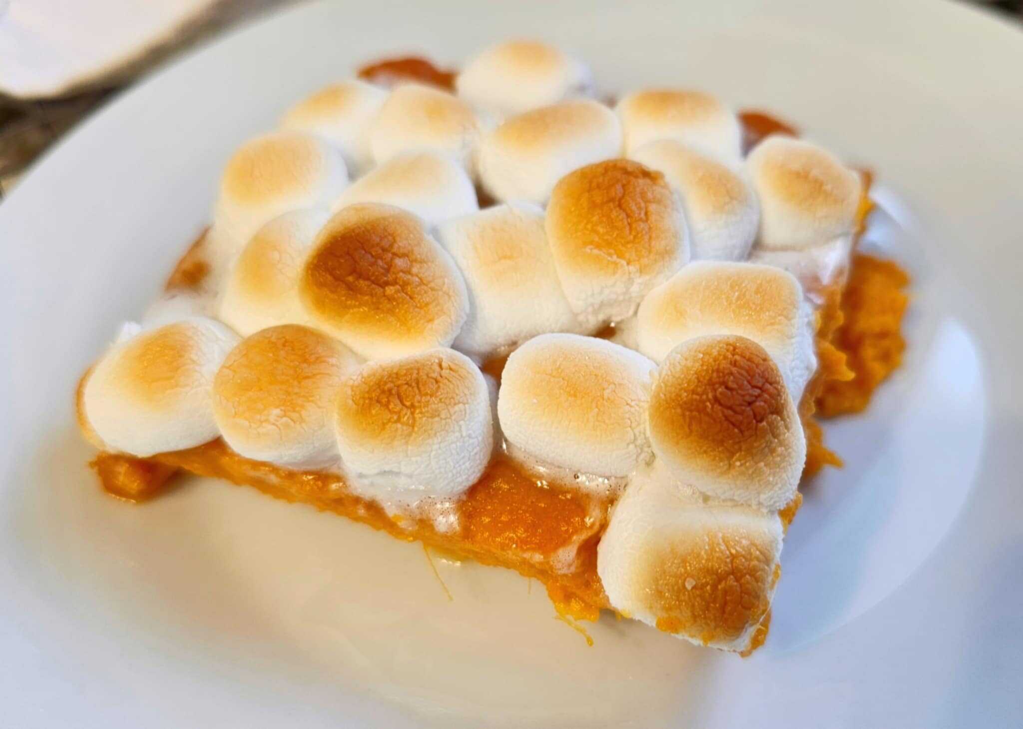 Easter Sweet Potato Casserole with Marshmallows - The Happy Homemaker