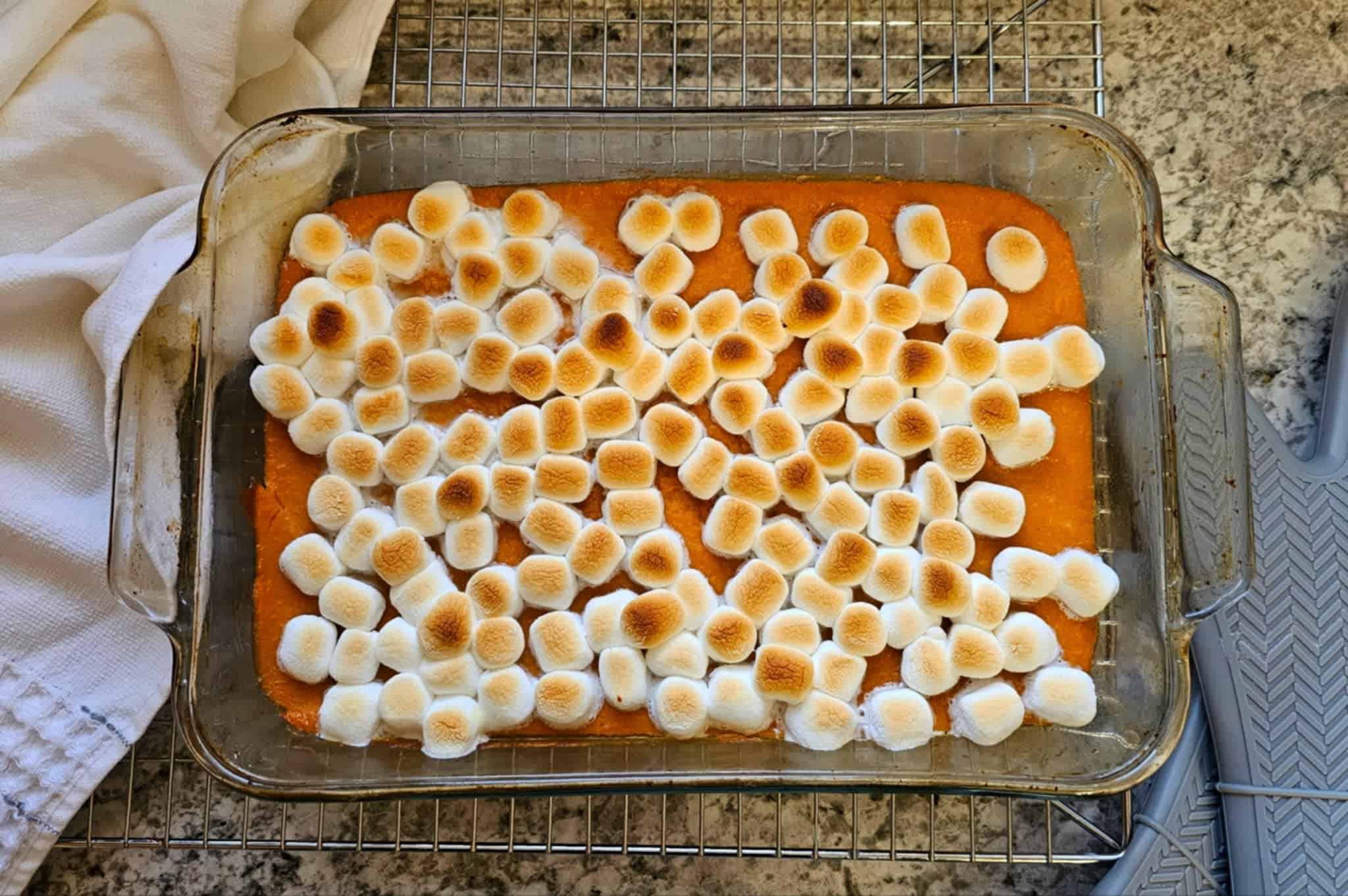 Easter Sweet Potato Casserole with Marshmallows - The Happy Homemaker